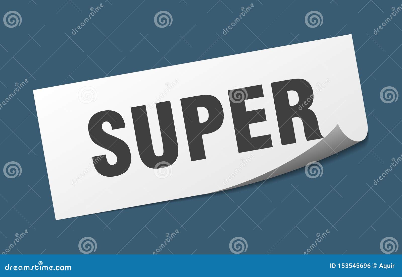 Super Kid Sticker Cartoon Vector | CartoonDealer.com #20699317
