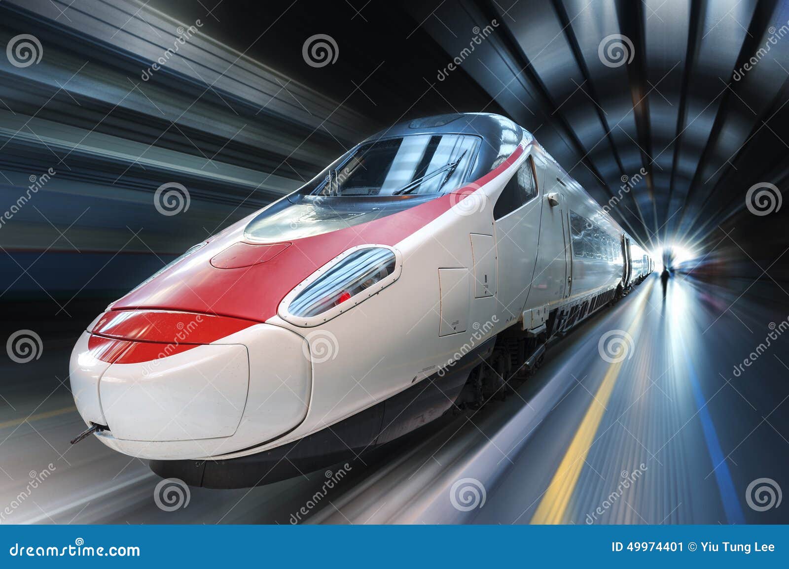 Super streamlined train stock image. Image of move, station - 49974401