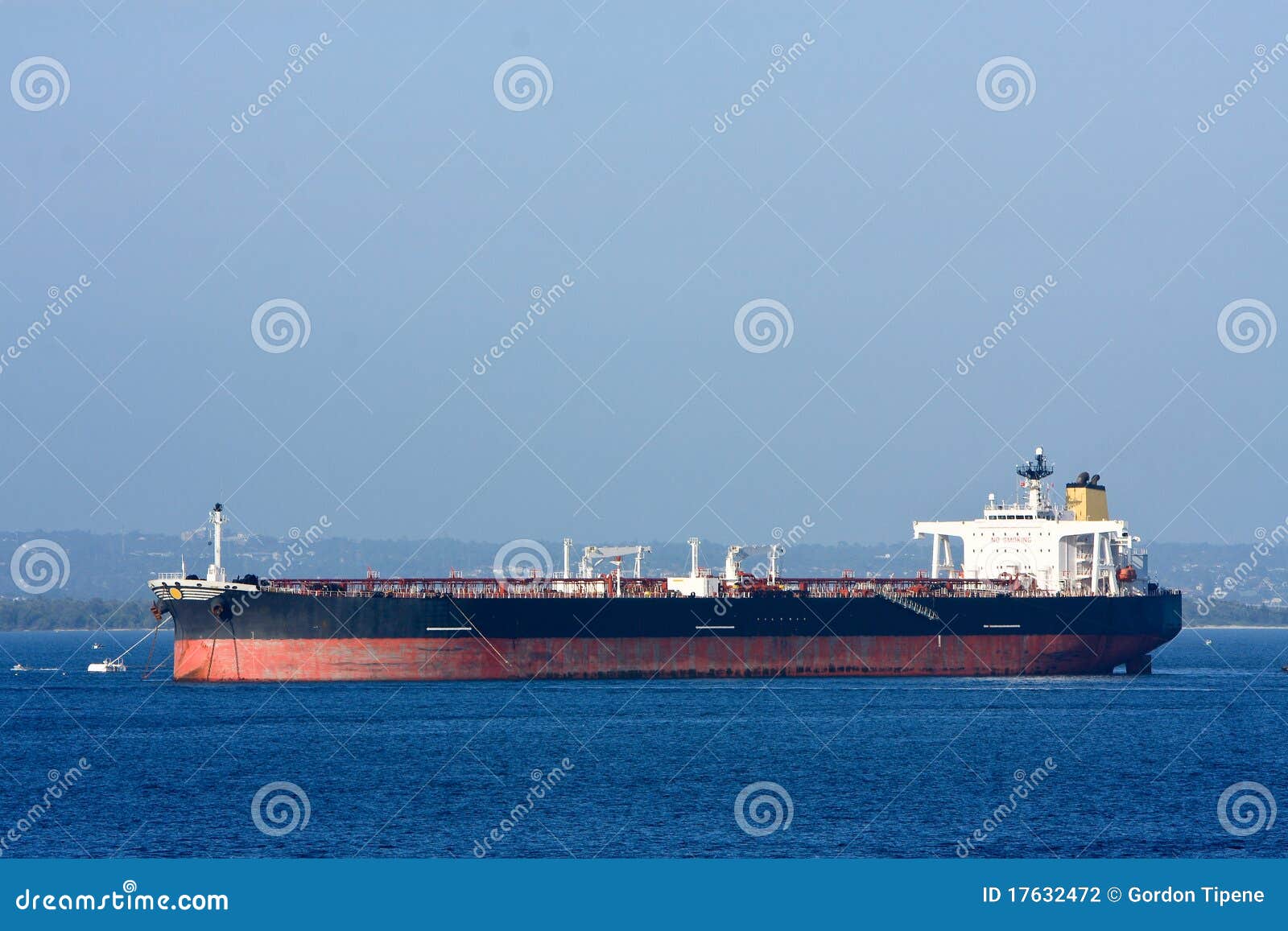 Super Tanker Moored In Harbour Stock Photo - Image of tanker ...