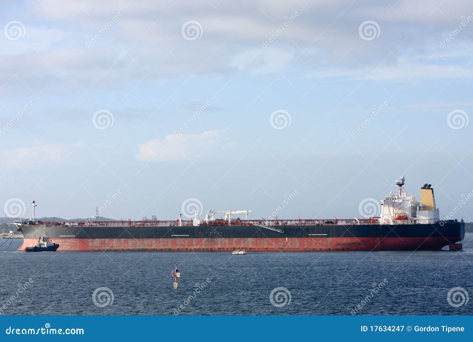 Super Tanker Moored in Harbour Stock Image - Image of ship, tanker ...