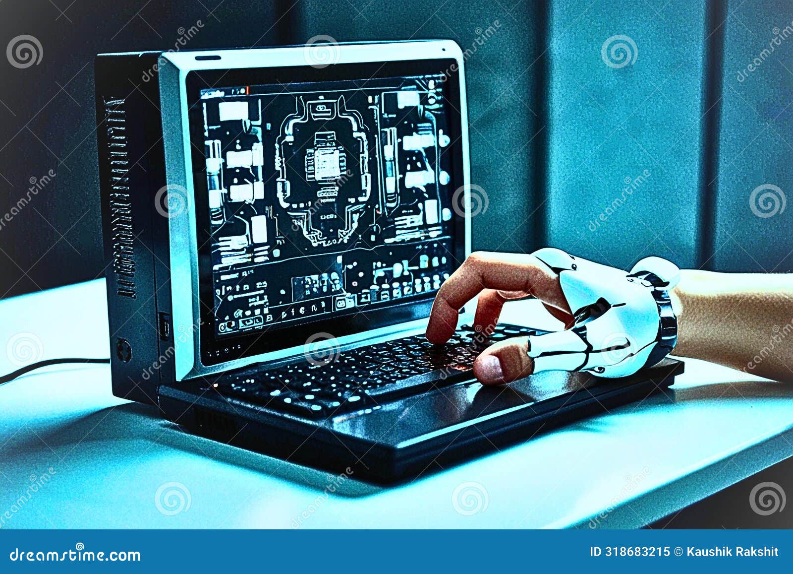 “Super Technology Unveils Advanced Computer with Integrated Robotic ...