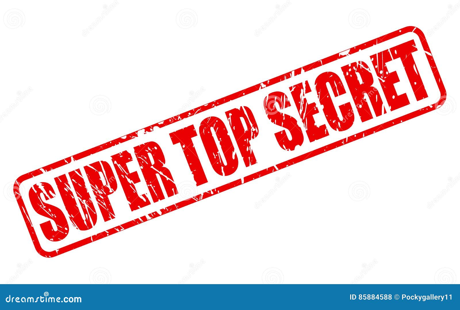 SUPER TOP SECRET Red Stamp Text Stock Illustration - Illustration of ...