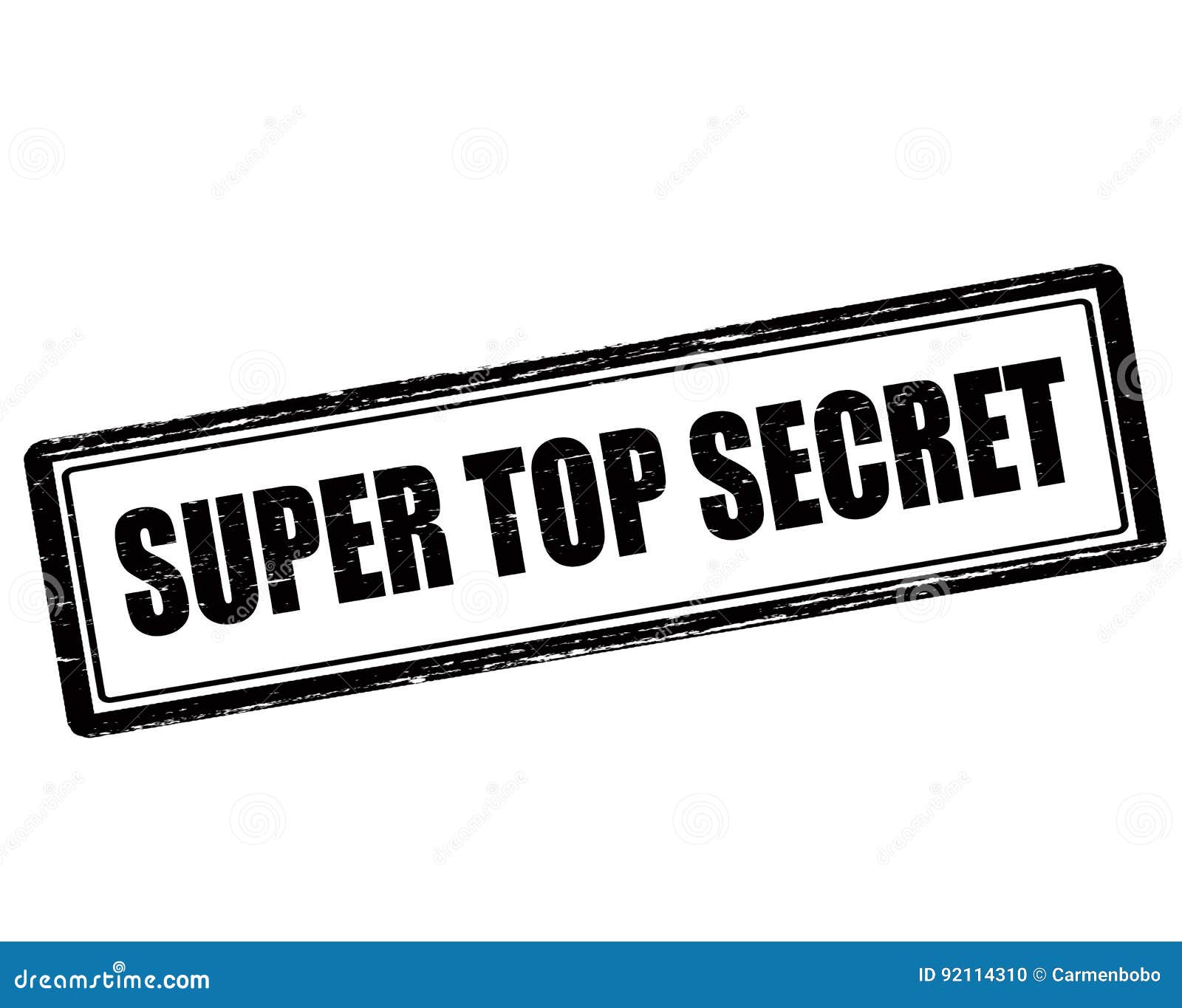 Super top secret stock illustration. Illustration of super - 92114310