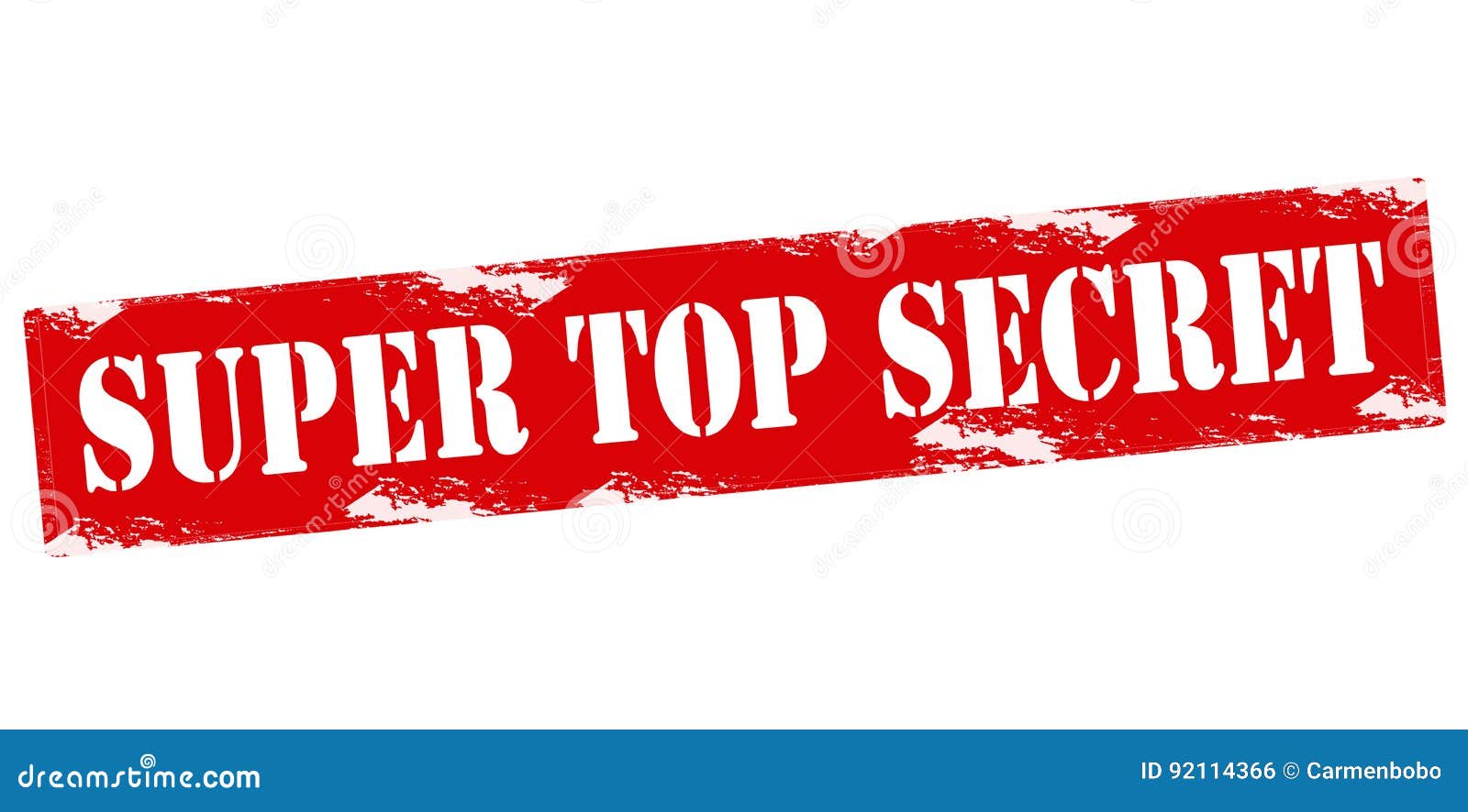 Super top secret stock illustration. Illustration of symbol - 92114366