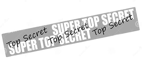 Super top secret stock vector. Illustration of vector - 82298453