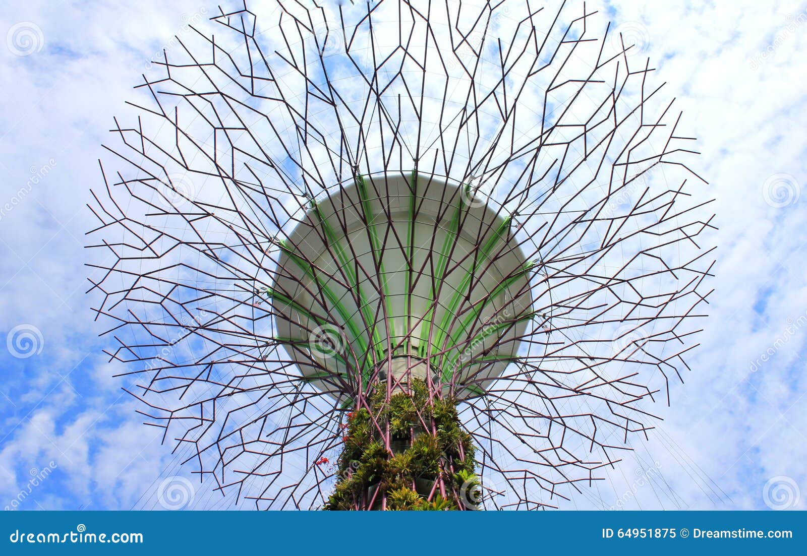 Super trees grove stock image. Image of singapore, trees - 64951875