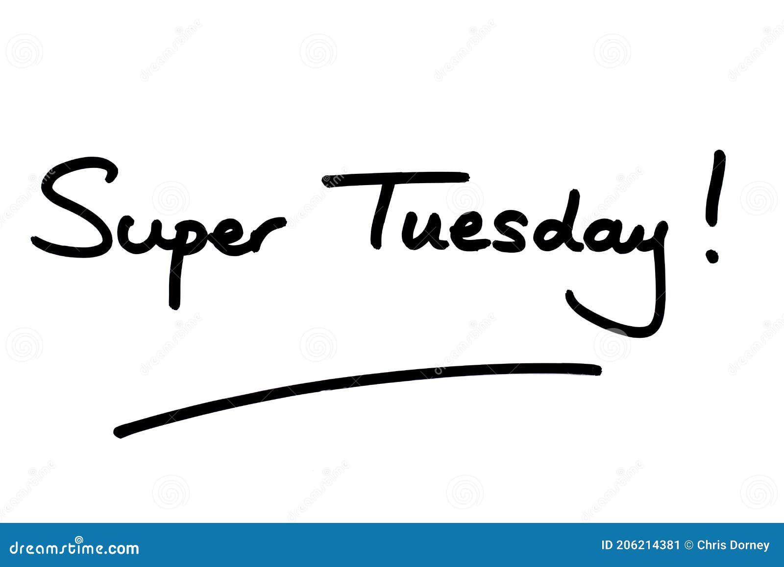 Super Tuesday stock illustration. Illustration of header - 206214381