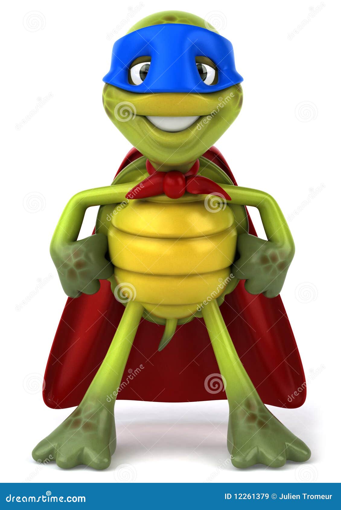 Super turtle stock illustration. Illustration of colourful - 12261379