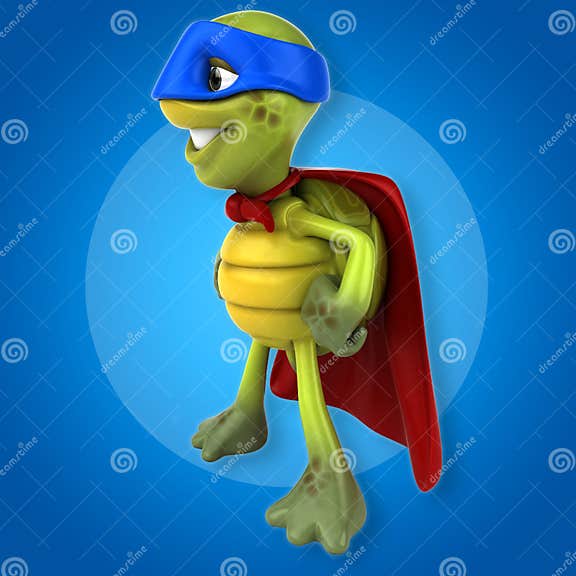 Super turtle stock illustration. Illustration of patience - 67078744