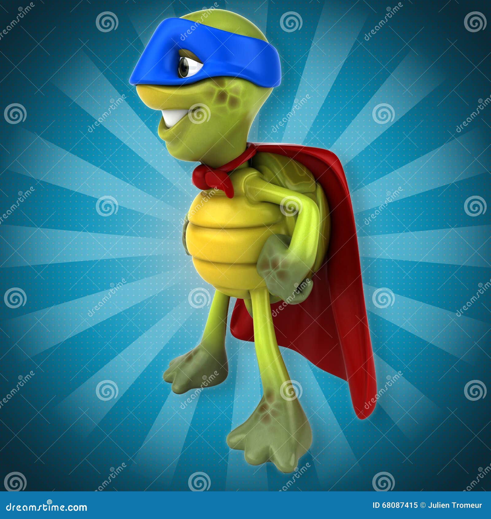 Super turtle stock illustration. Illustration of calm - 68087415