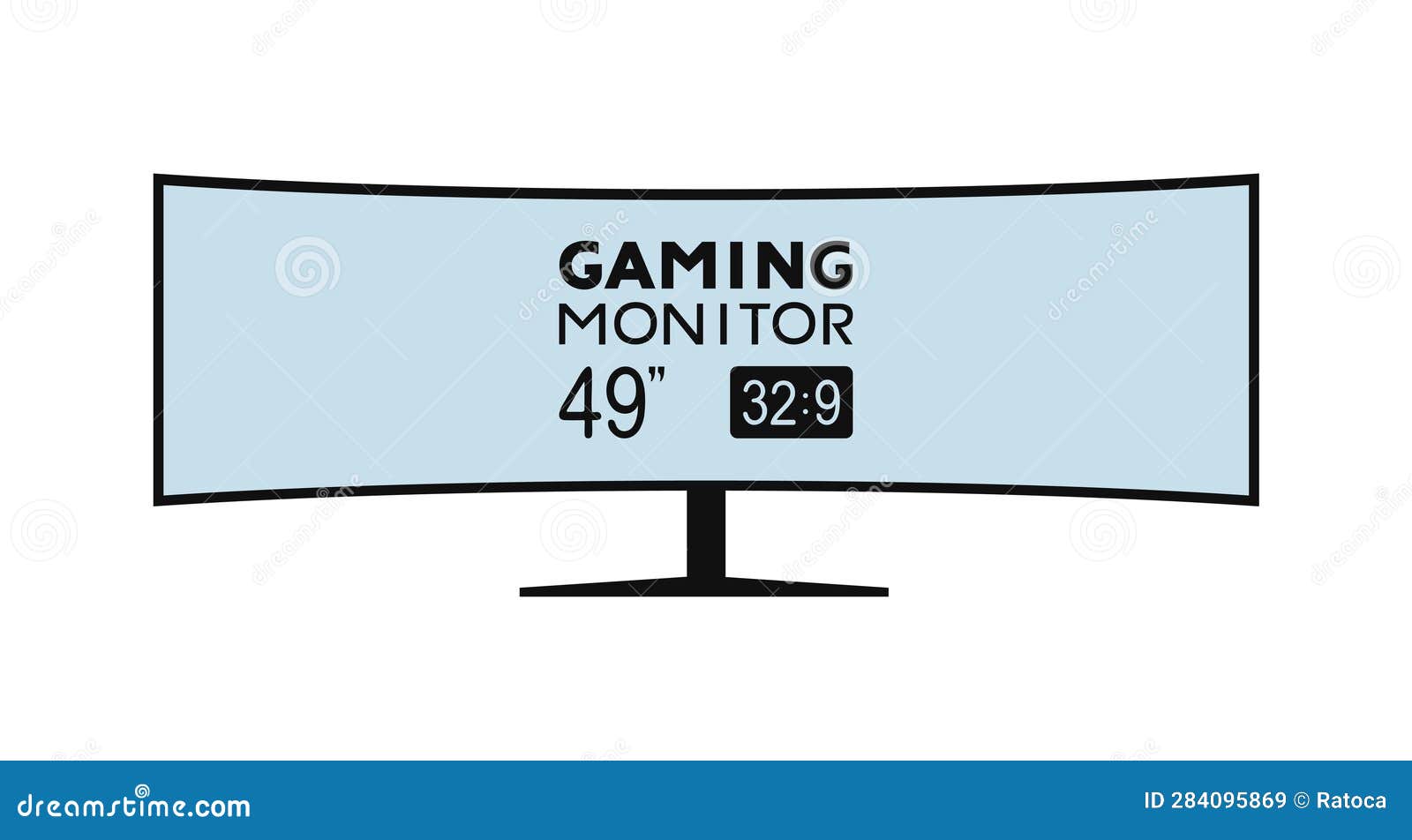 Super Ultra Wide Screen Stock Vector Illustration Of Video 284095869