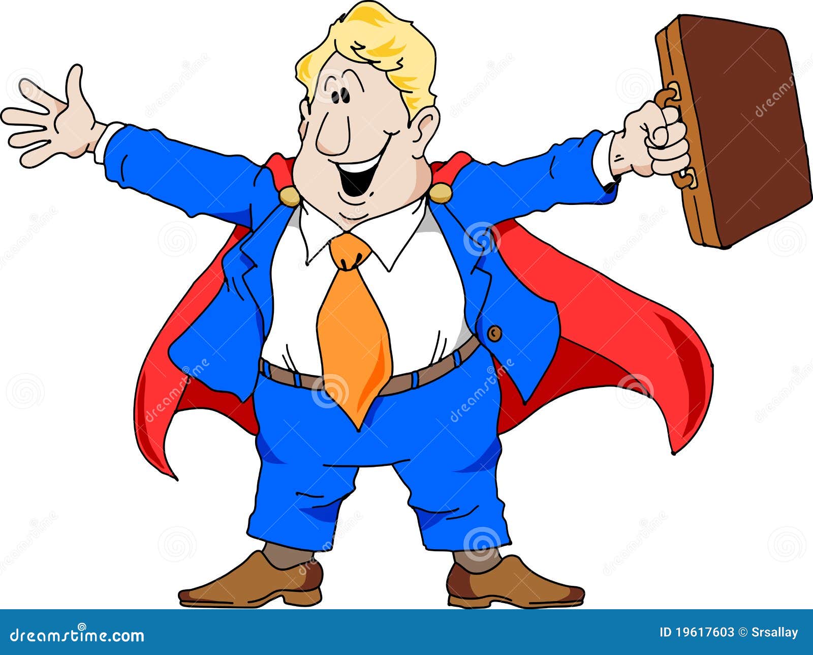 Super Verkoper vector illustratie. Illustration of collectief - 19617603