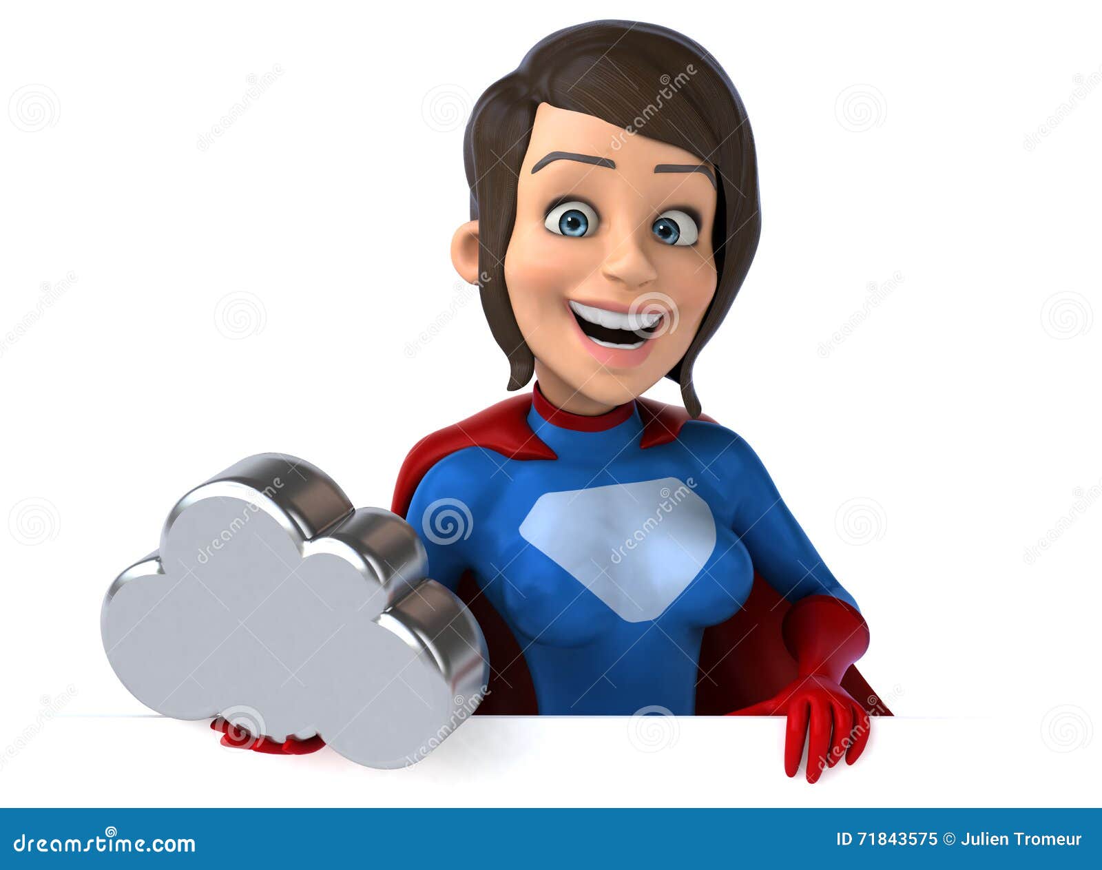 Super woman stock illustration. Illustration of hero - 71843575