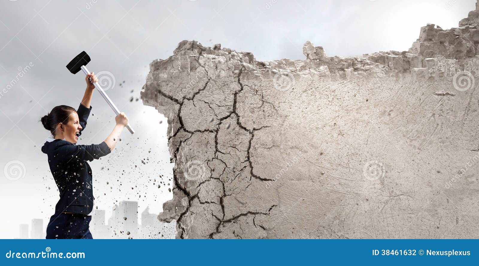 Superando desafios foto de stock. Imagem de potência - 38461632