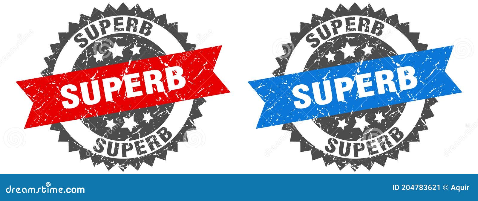 Superb Band Sign. Superb Grunge Stamp Set Stock Vector - Illustration ...