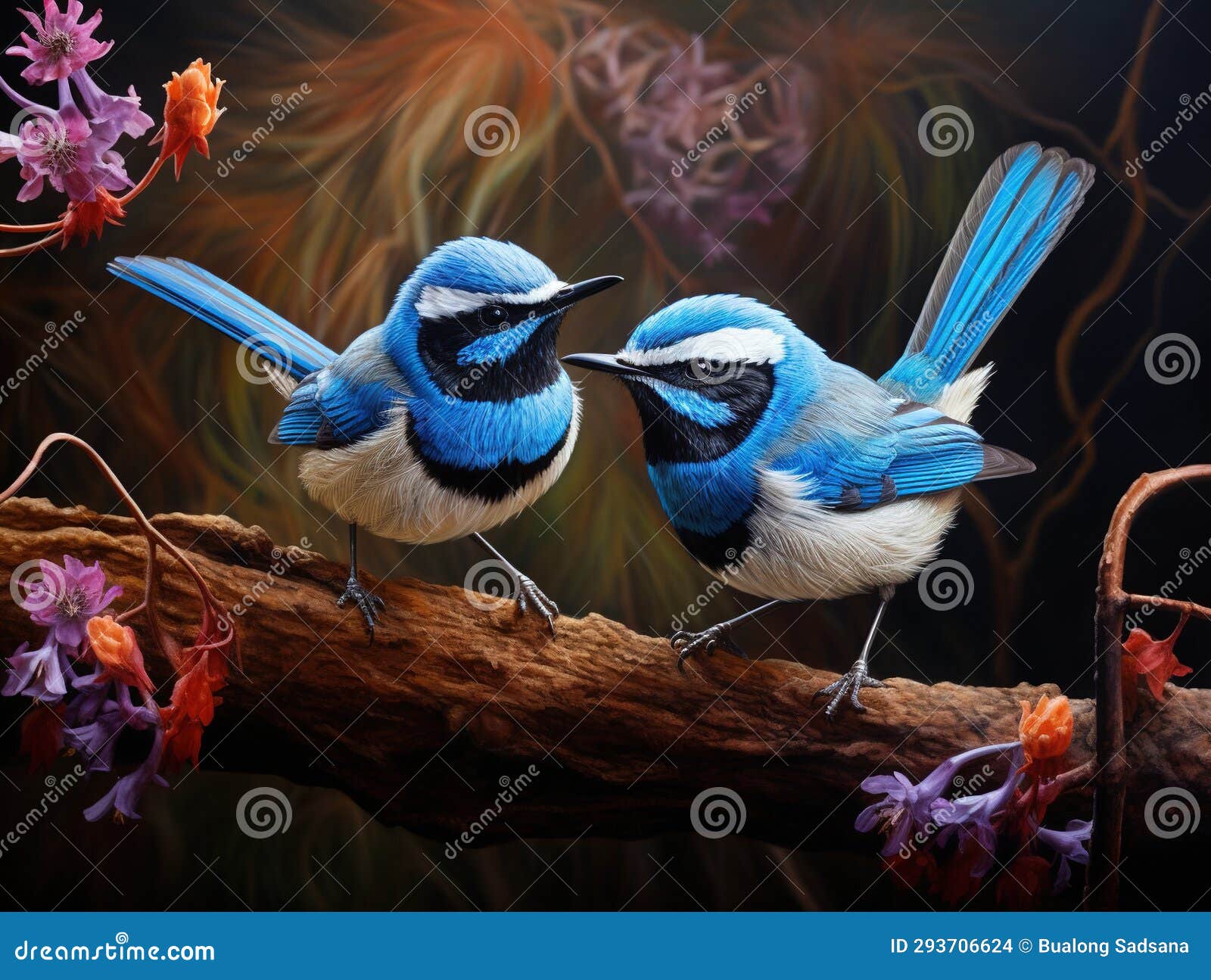 Blue Wrens Stock Illustrations – 5 Blue Wrens Stock Illustrations ...