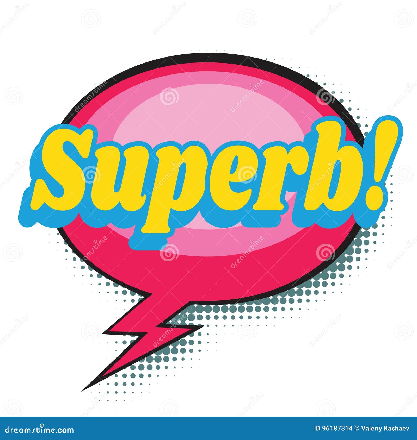 Superb Comic Word Vector Illustration | CartoonDealer.com #96187314