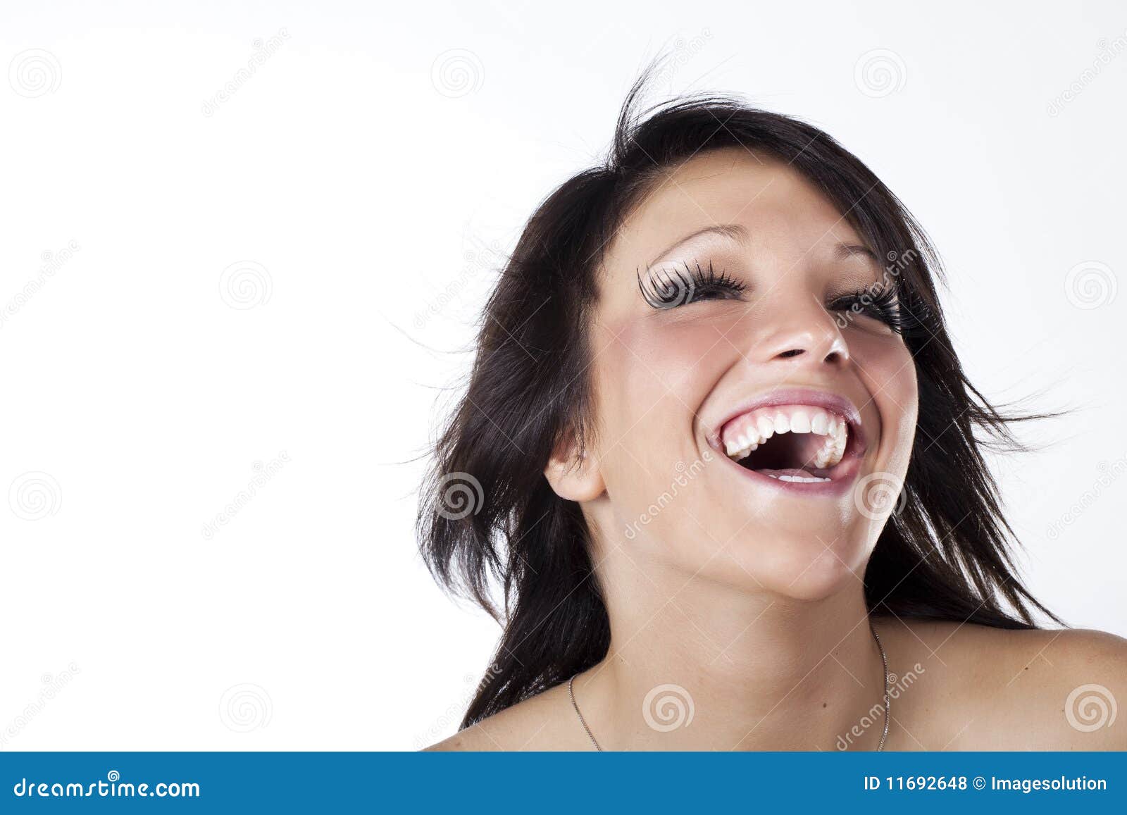 Superb laugh stock photo. Image of hair, elegance, passion - 11692648