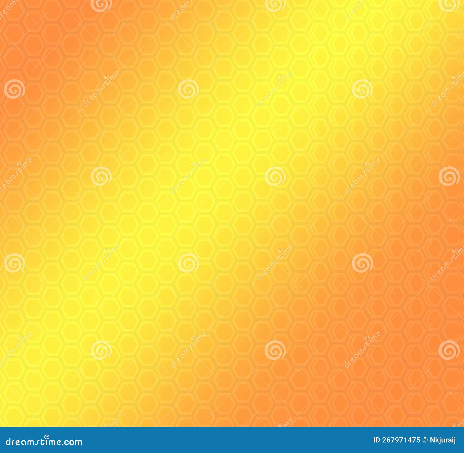 Superb Orange Yellow Combination Design with Hexagon Inside ...