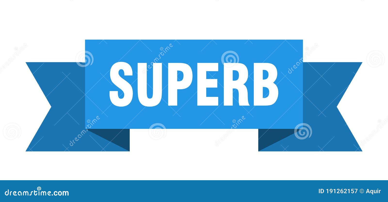 Superb ribbon. stock vector. Illustration of superb - 191262157