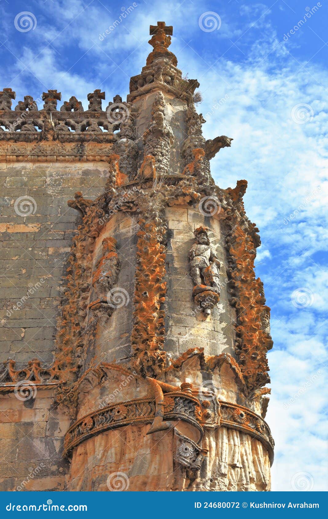 Superbly Preserved Decor Corner Columns Stock Photo - Image of european ...