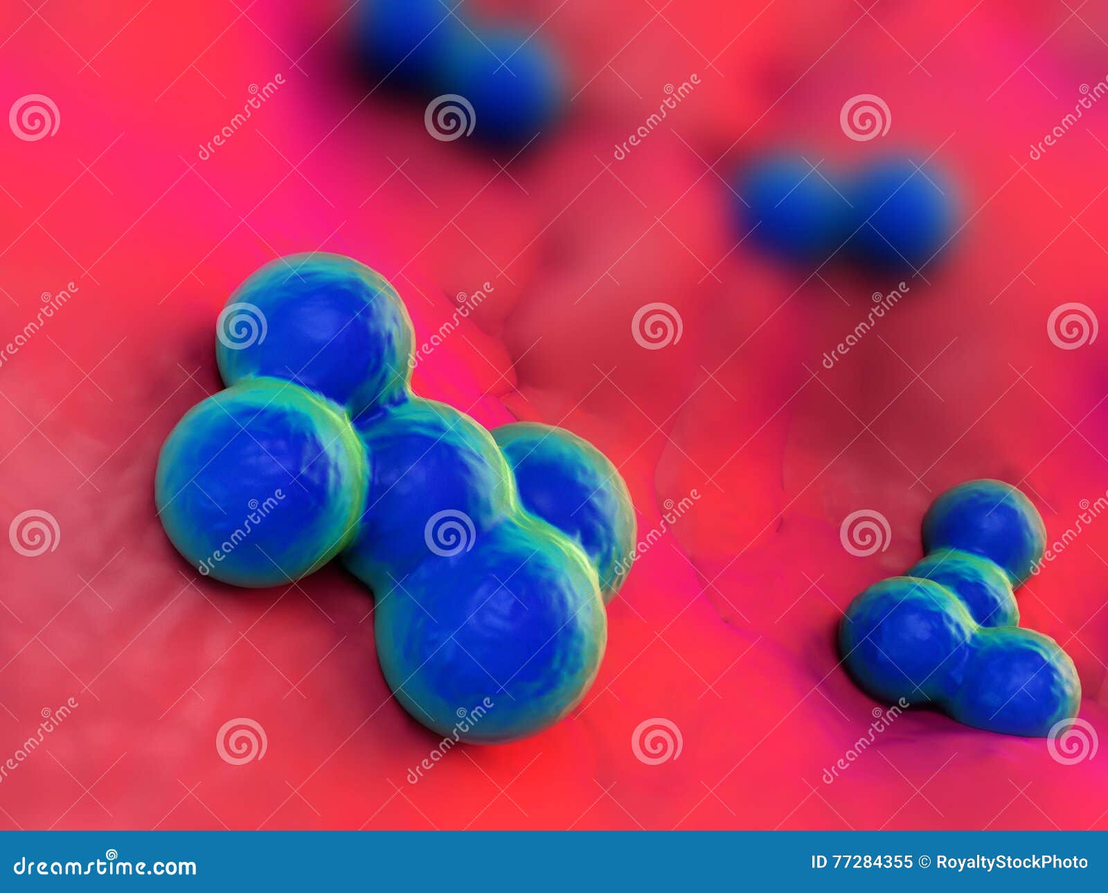 Superbug bacteria stock illustration. Illustration of gram - 77284355