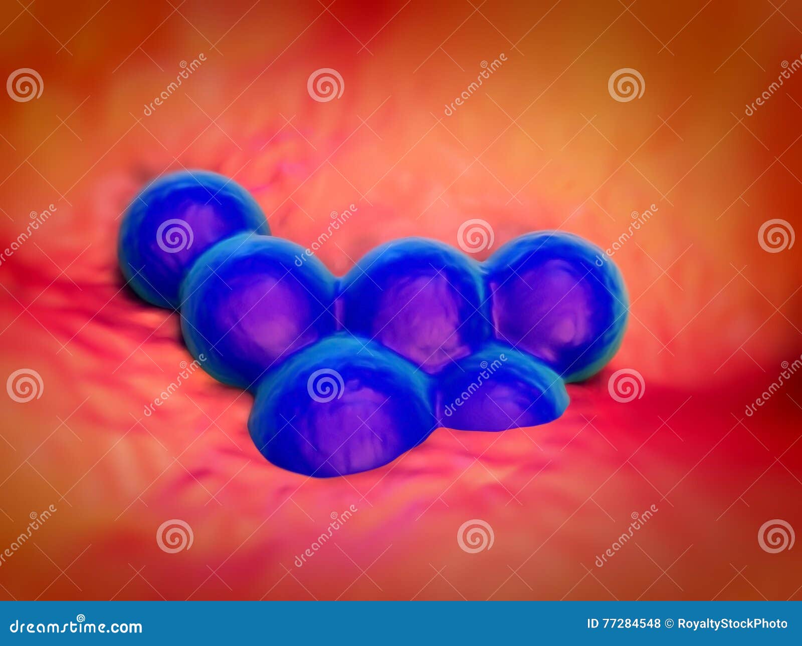 Superbug bacteria stock illustration. Illustration of aureus - 77284548