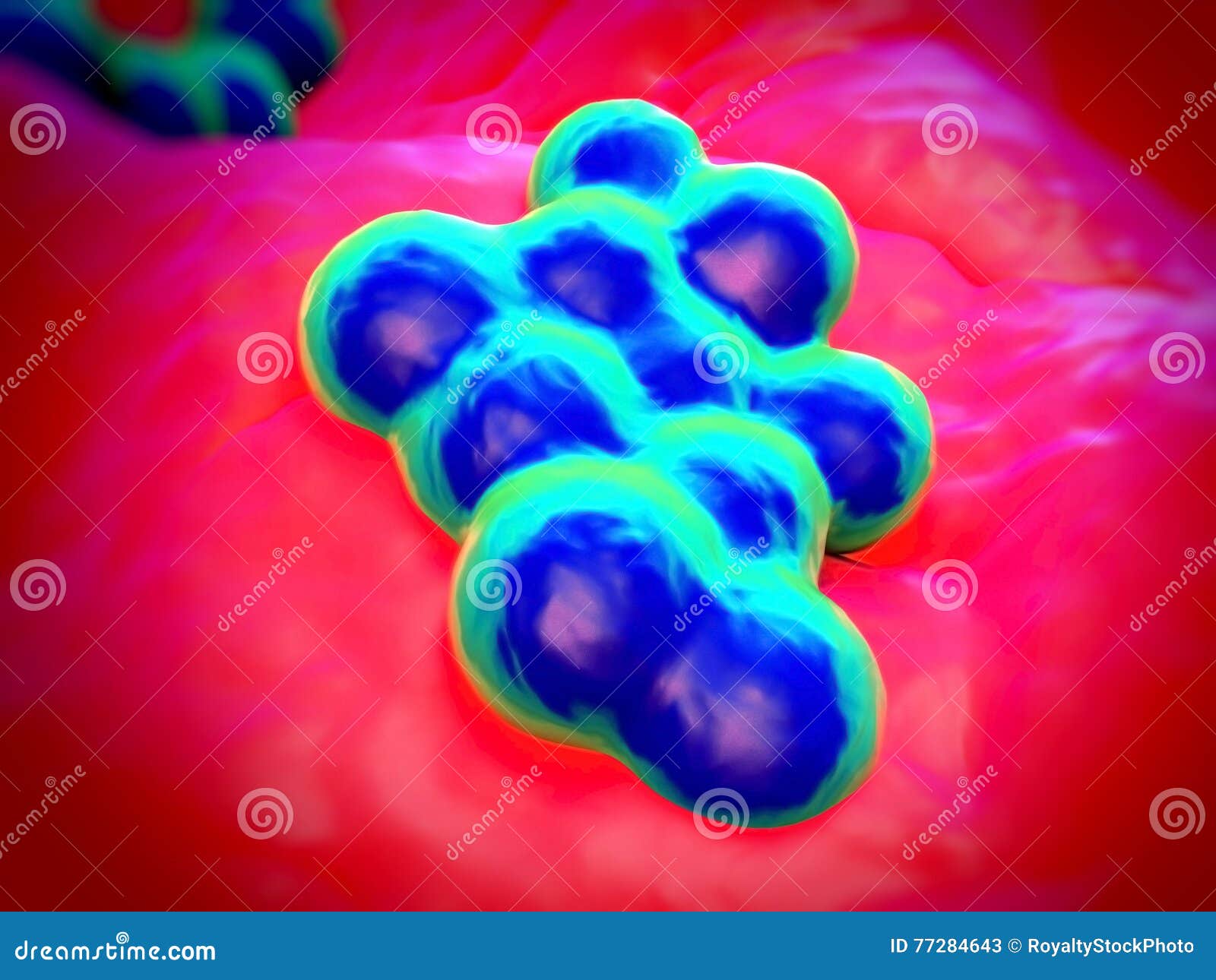 Superbug bacteria stock illustration. Illustration of false - 77284643