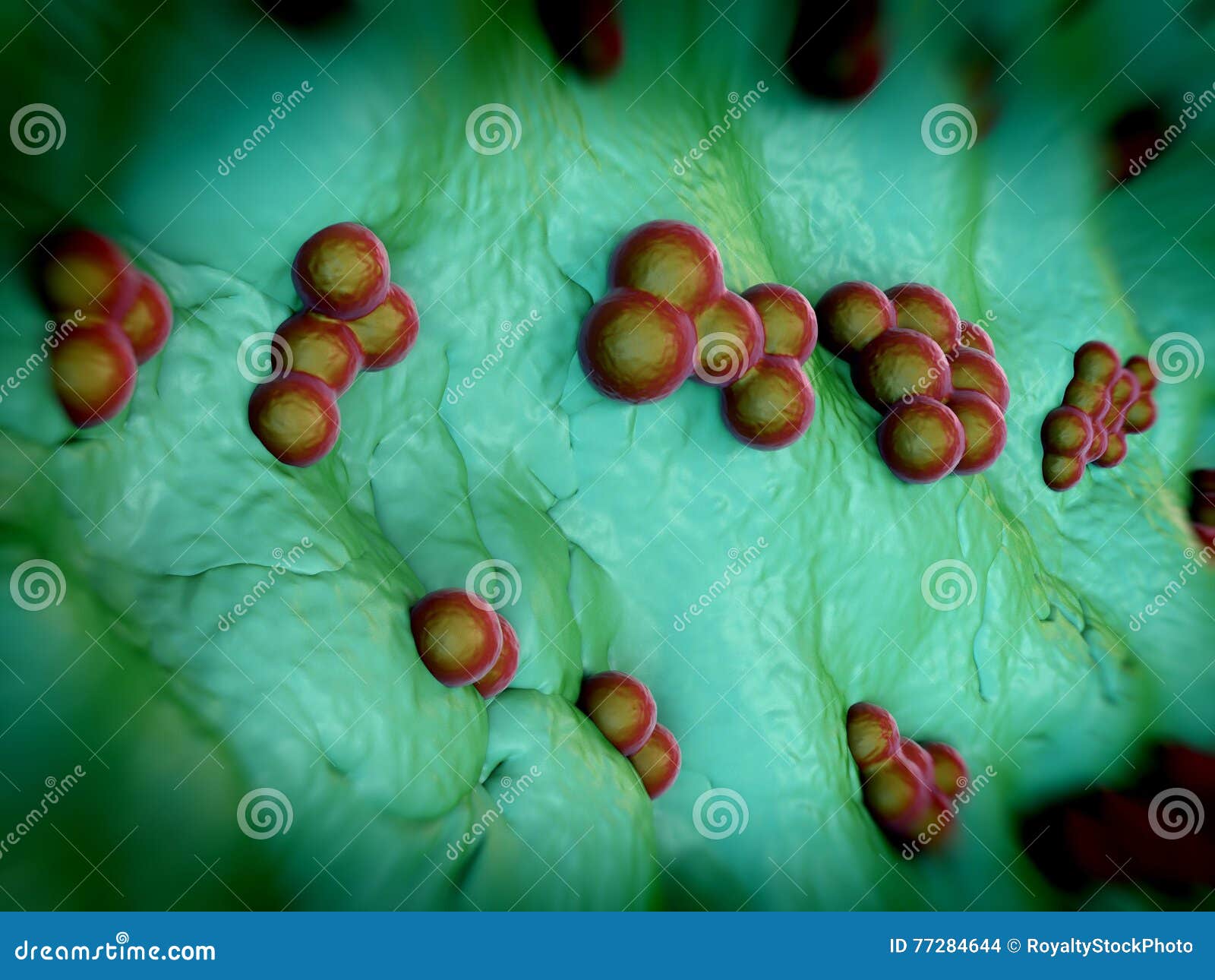 Superbug bacteria stock illustration. Illustration of infection - 77284644