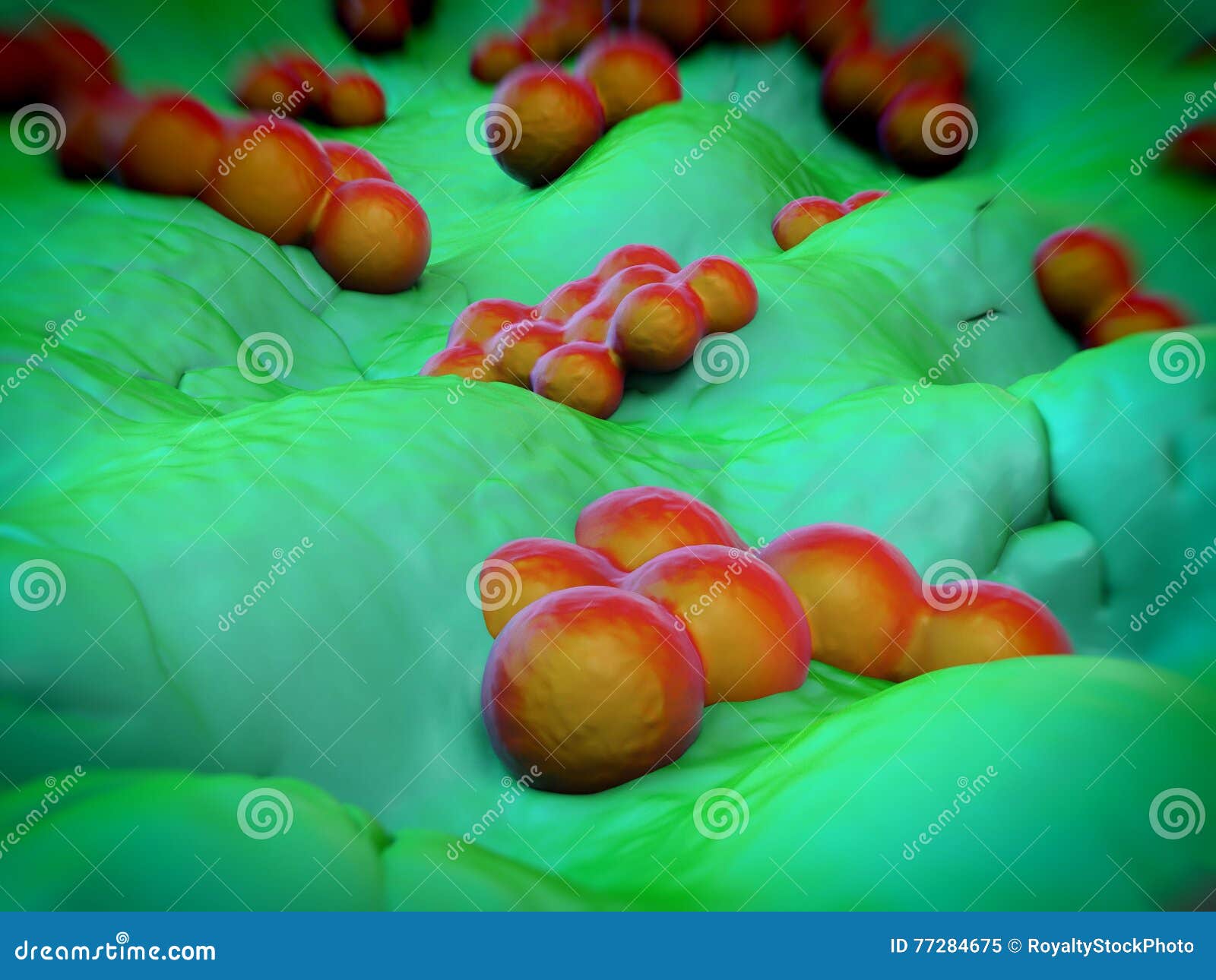 Superbug bacteria stock illustration. Illustration of microbiology ...