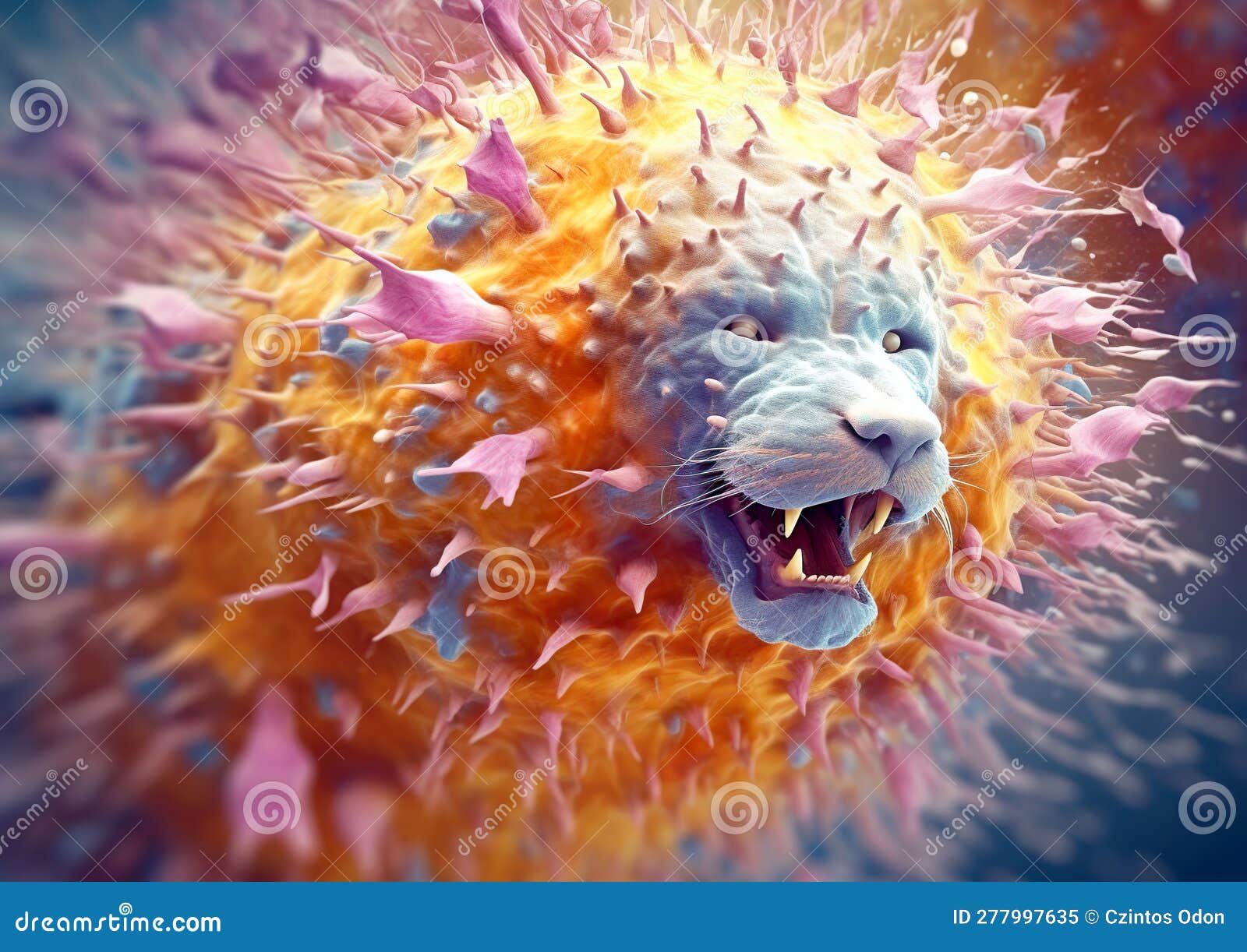 Superbug Strain Bacterial Concept of MRSA. Stock Illustration ...