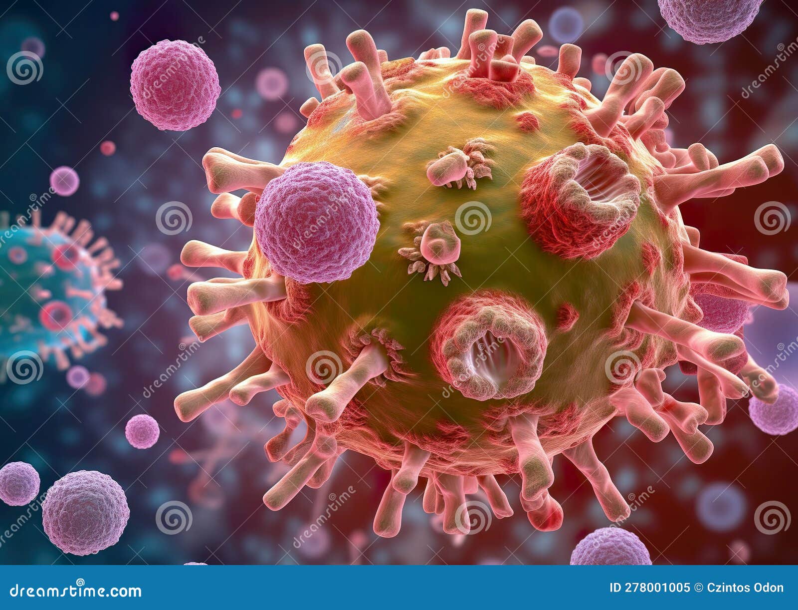 Superbug Strain Bacterial Concept of MRSA. Stock Illustration ...