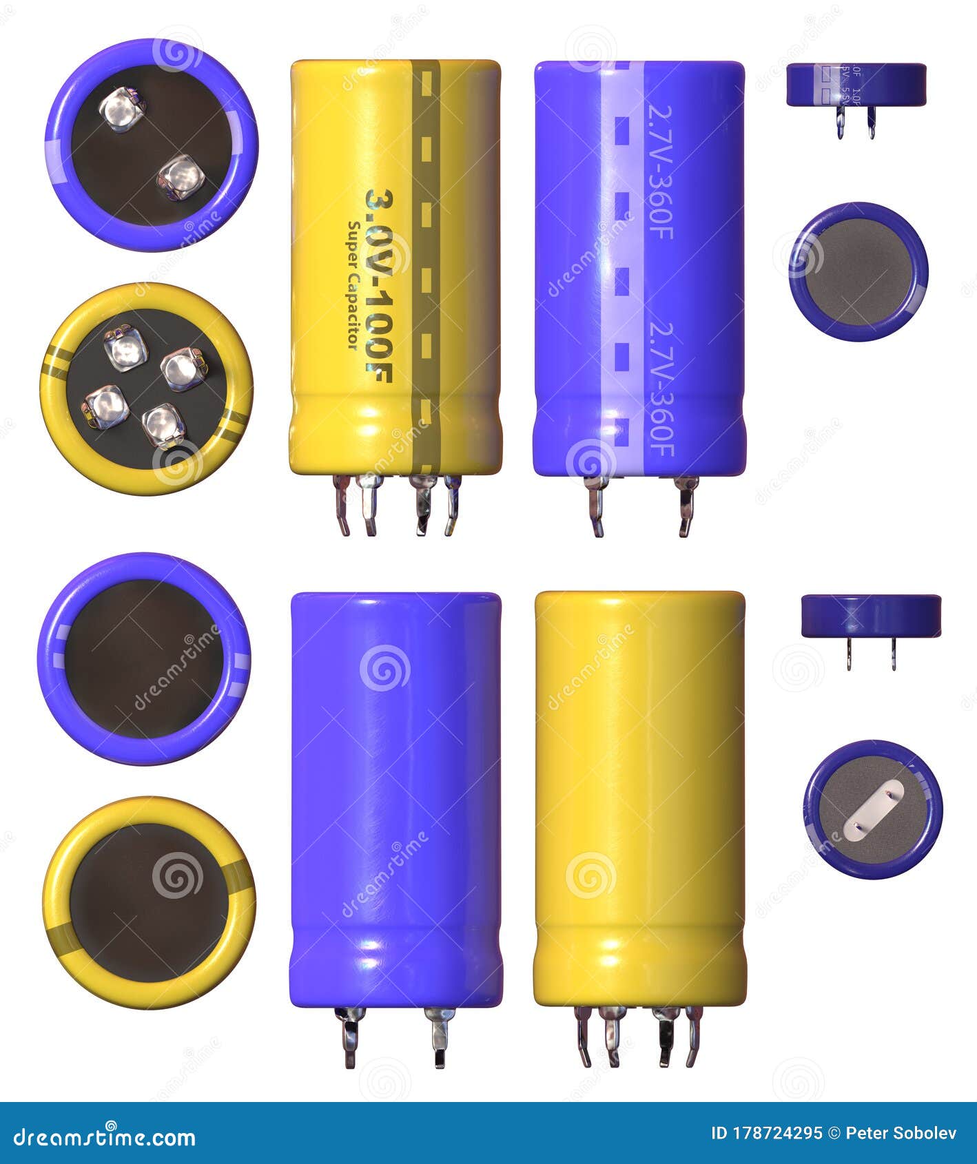 Supercapacitor stock image. Image of doublelayer, voltage - 178724295