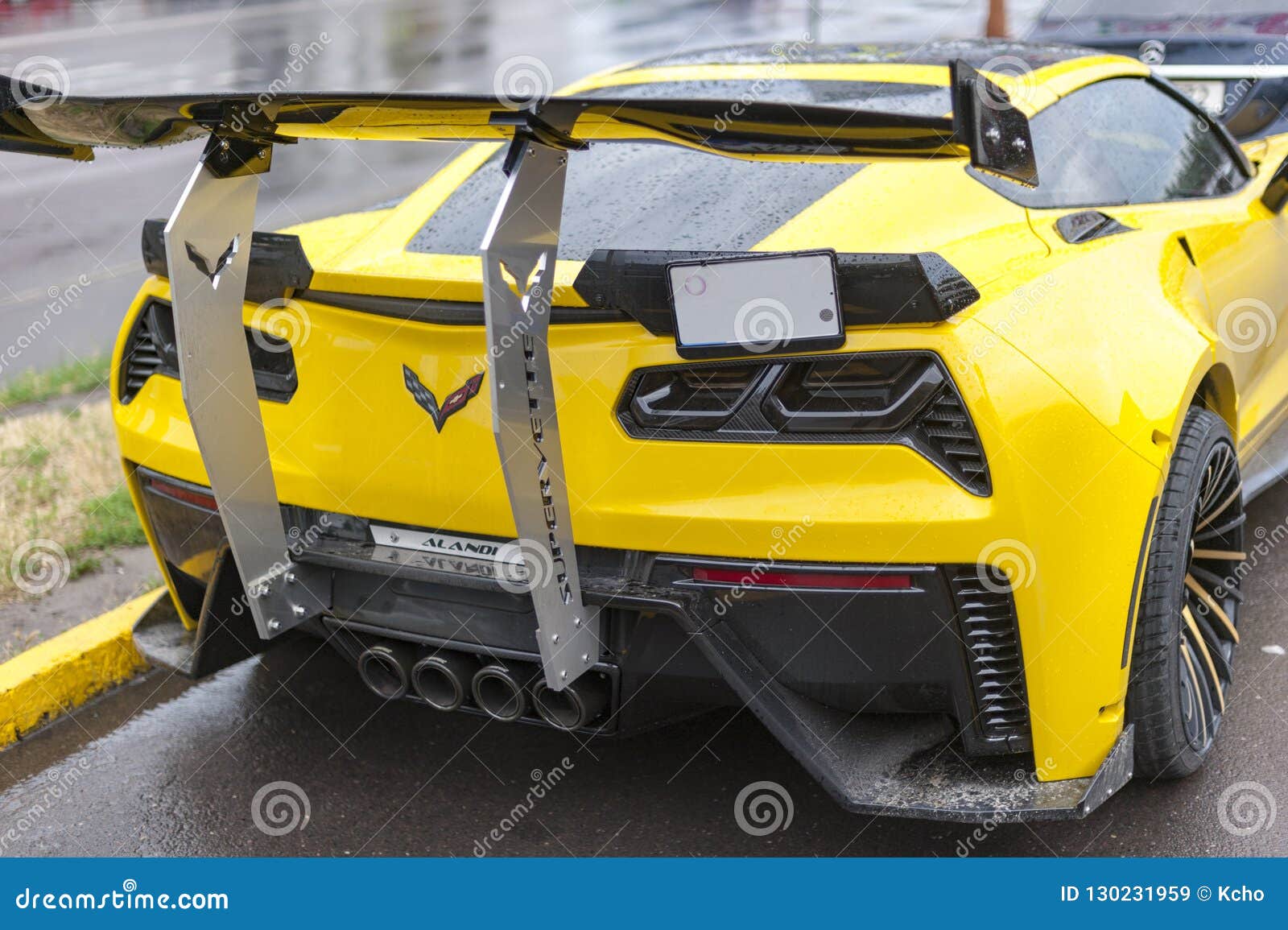 Supercar de Corbeta Z06 imagen de archivo editorial. Imagen de frente ...