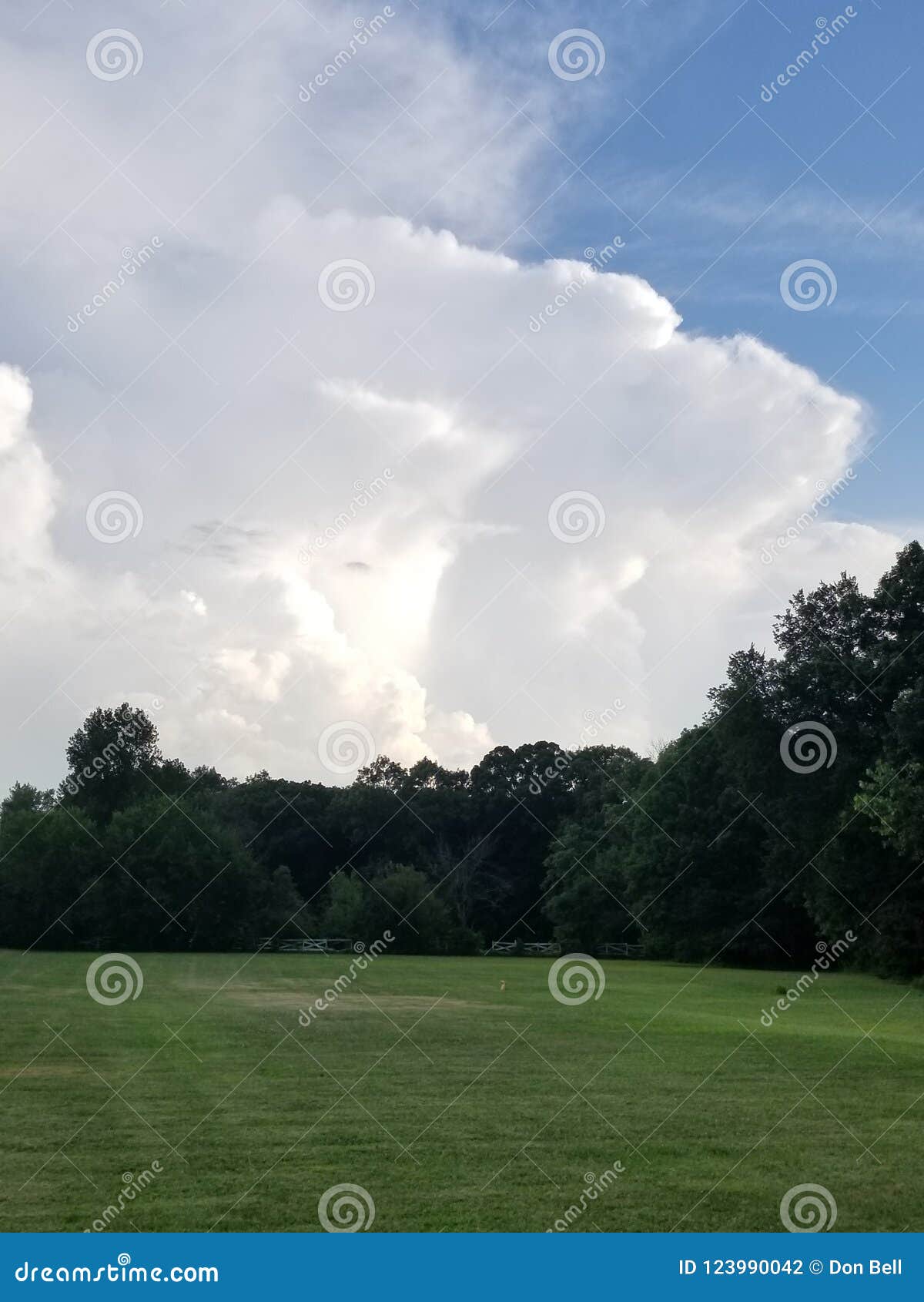 Supercell Pillows Tornado Anvil Head Stock Photo - Image of time ...