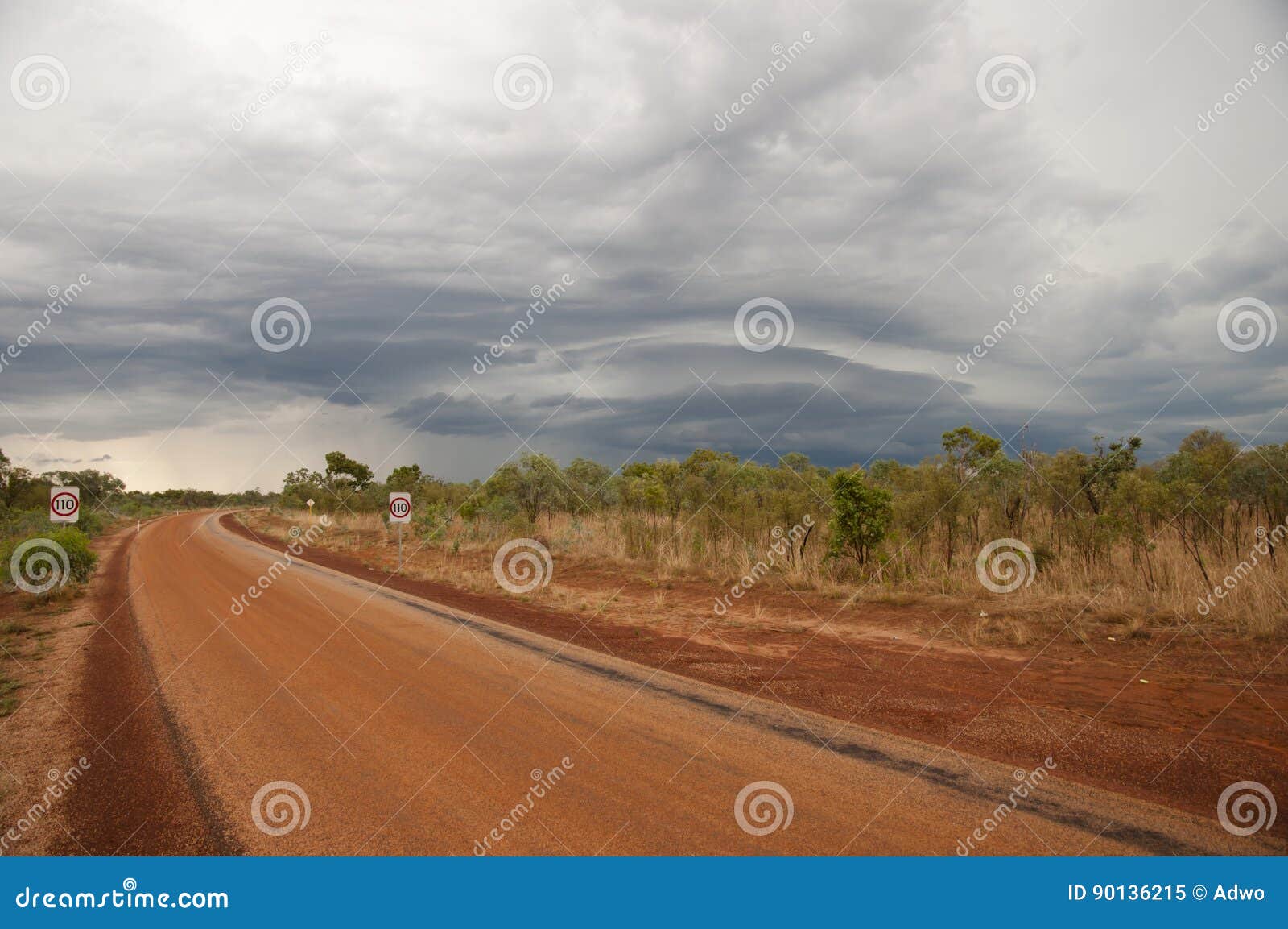 Supercell Storm Formation - Australia Stock Image - Image of downpour ...