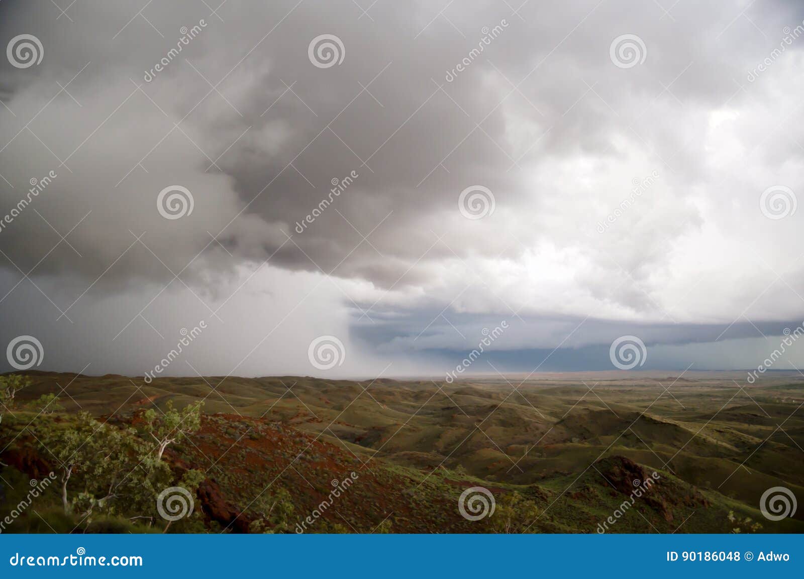 Supercell Storm Formation - Australia Stock Photo - Image of flood ...
