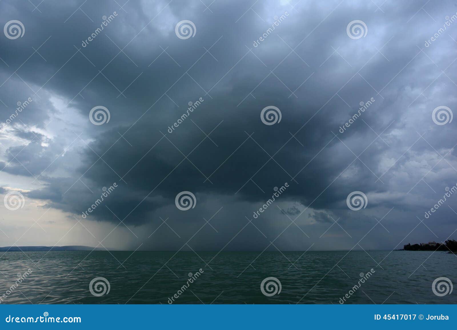 Supercell stock image. Image of danger, ominous, downburst - 45417017