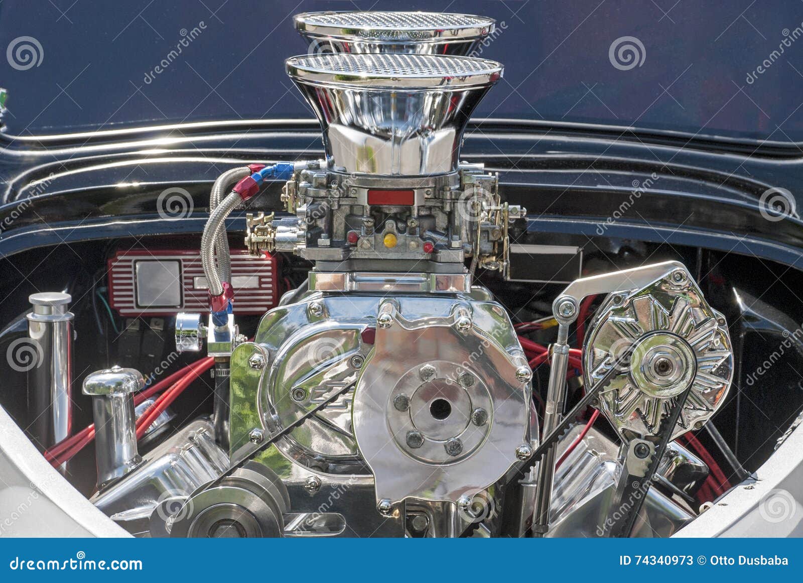 Supercharger in a Rear Engine Stock Image - Image of high, engine: 74340973