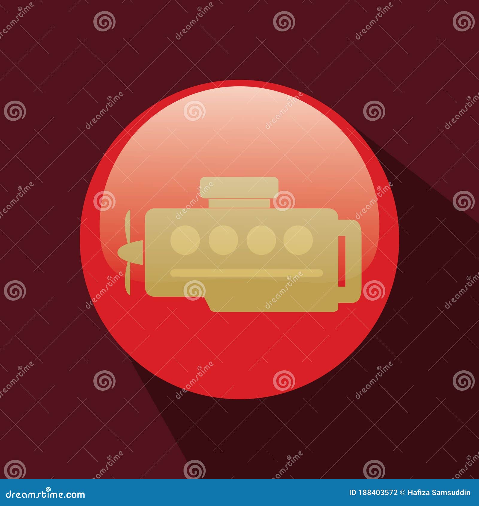 Supercharger. Vector Illustration Decorative Design Stock Vector ...
