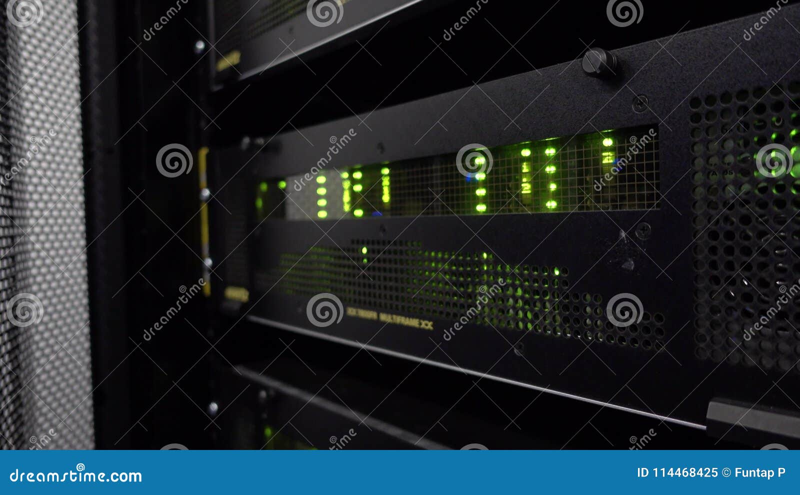 Supercomputer Data Center. Frame Multiframe Matrix Stock Video - Video ...