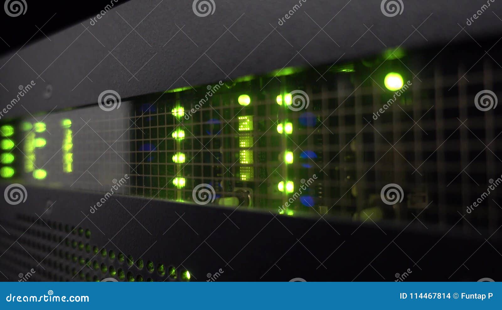 Supercomputer Data Center. Frame Multiframe Matrix Stock Footage ...