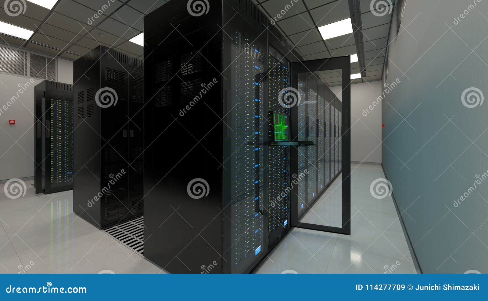 Supercomputing center stock image. Image of supercomputer - 114277709