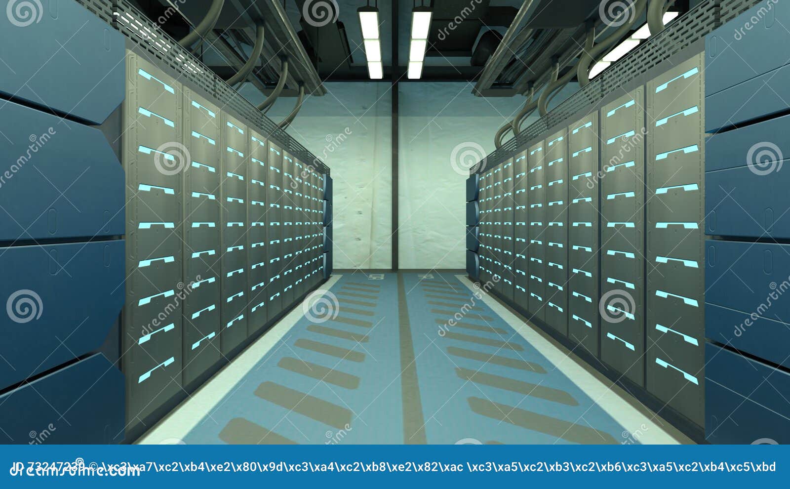 Supercomputing Center stock illustration. Illustration of software - 73247239