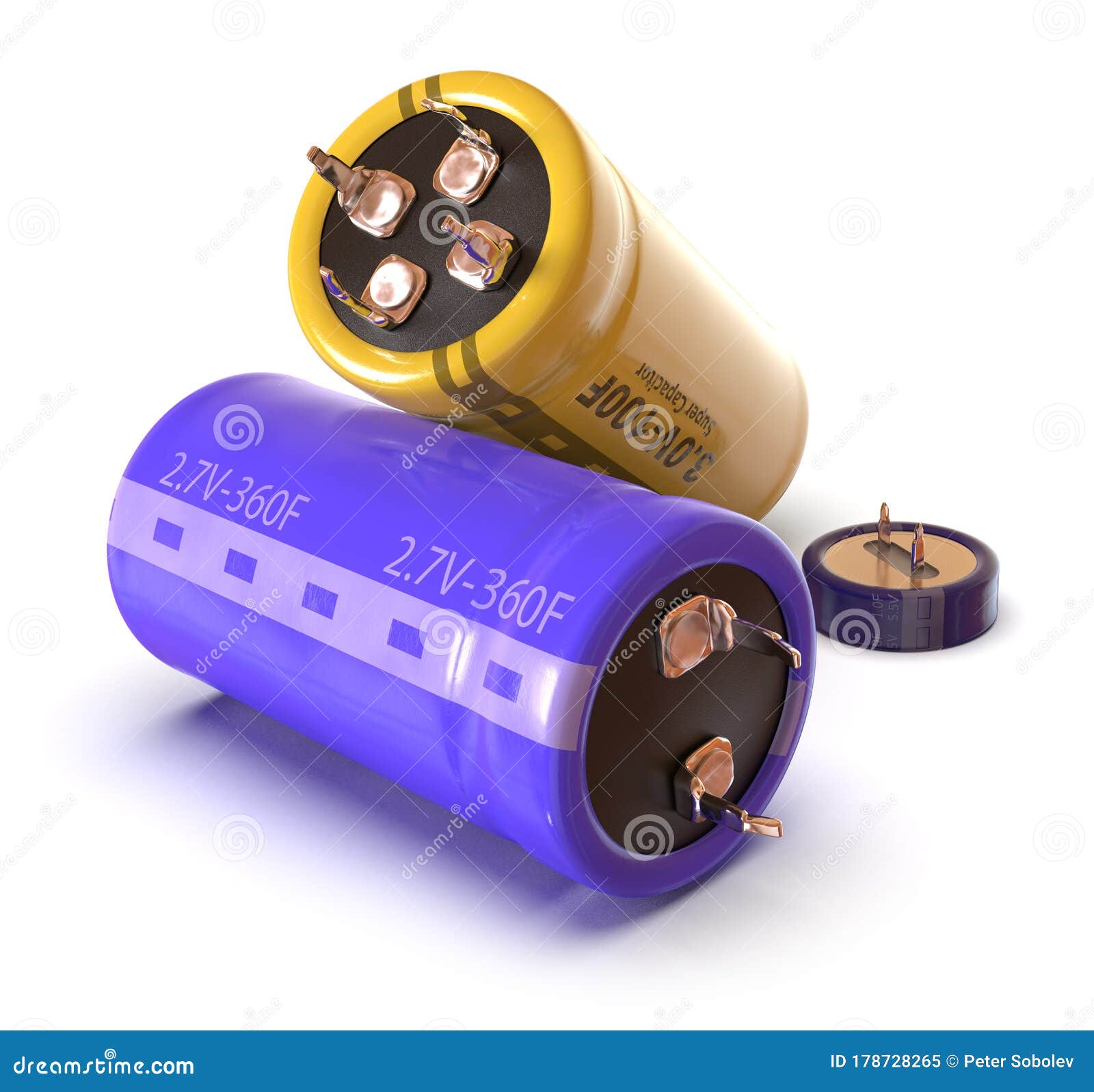 Supercondensator stock afbeelding. Image of batterij - 178728265