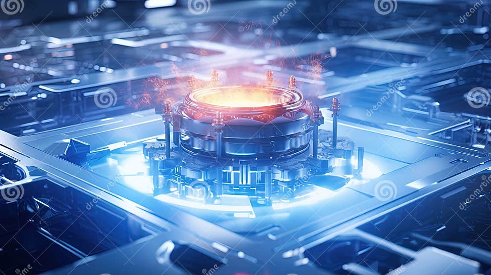 Superconductivity: the Image of a Cryogenic Installation Created To ...