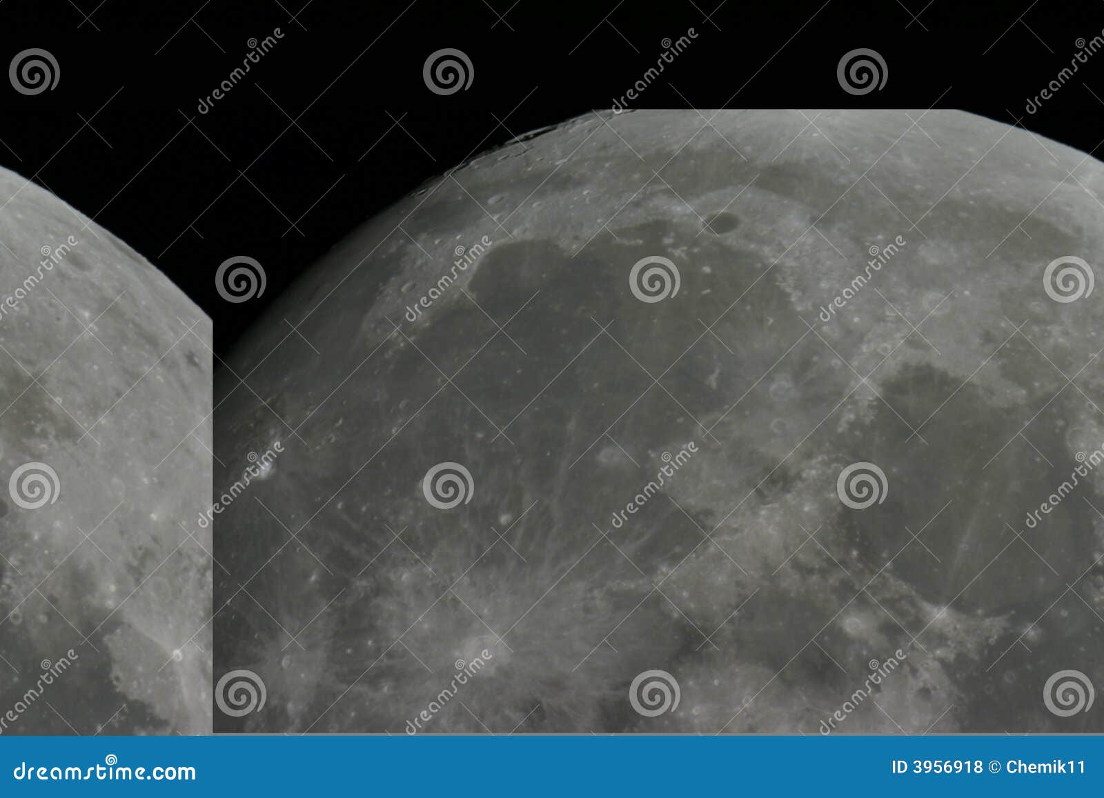 Superfície da lua foto de stock. Imagem de céu, ciência - 3956918