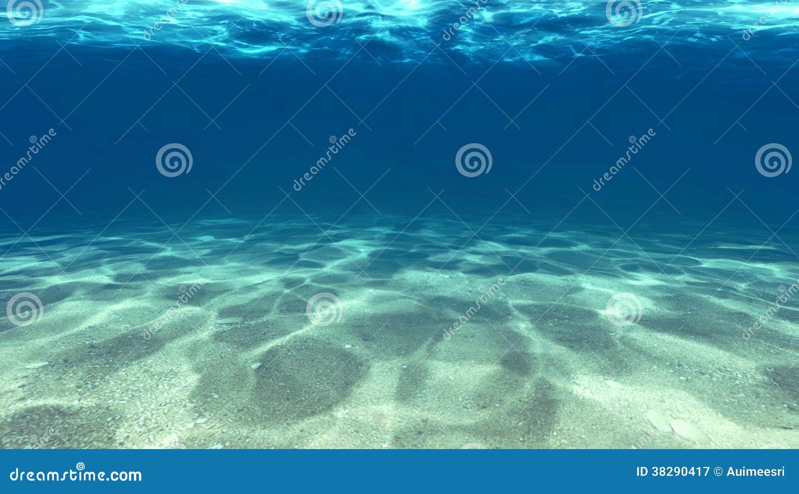 Superficie Della Sabbia Sotto Acqua Illustrazione di Stock ...