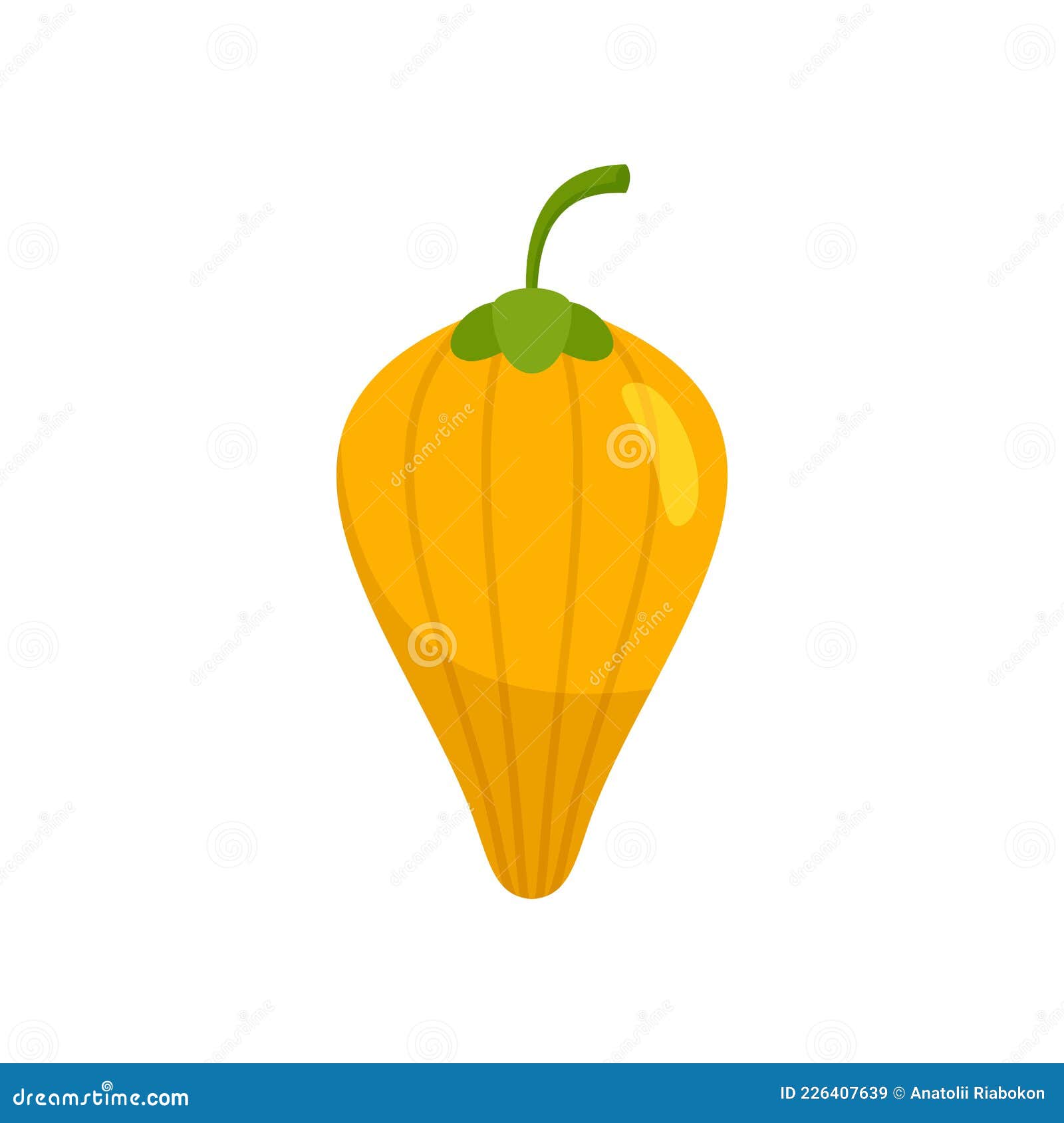 Superfood Exotic Icon Flat Isolated Vector Stock Vector - Illustration ...