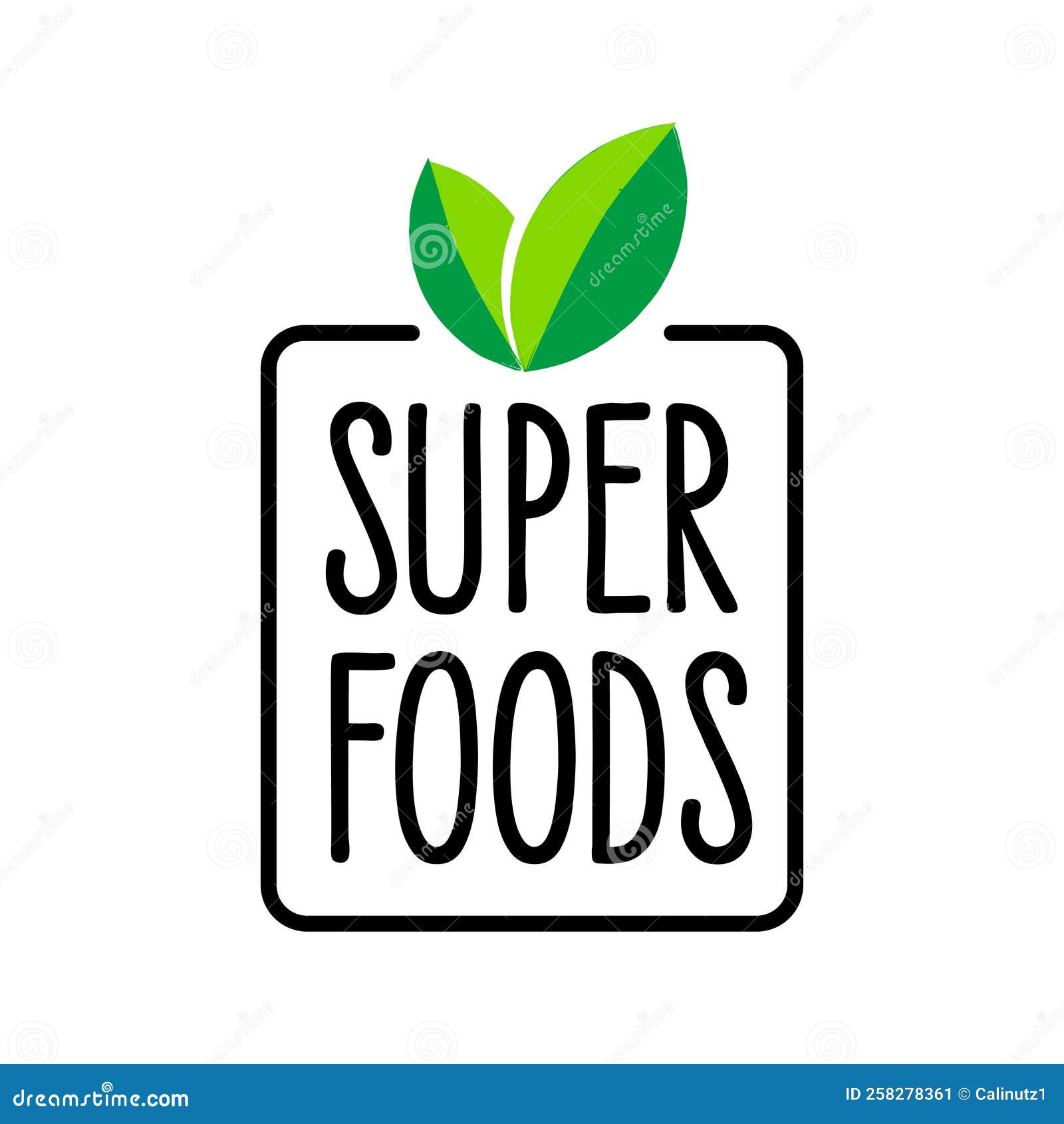 Superfood Vector Icon Stamp Badge Stock Vector - Illustration of ...